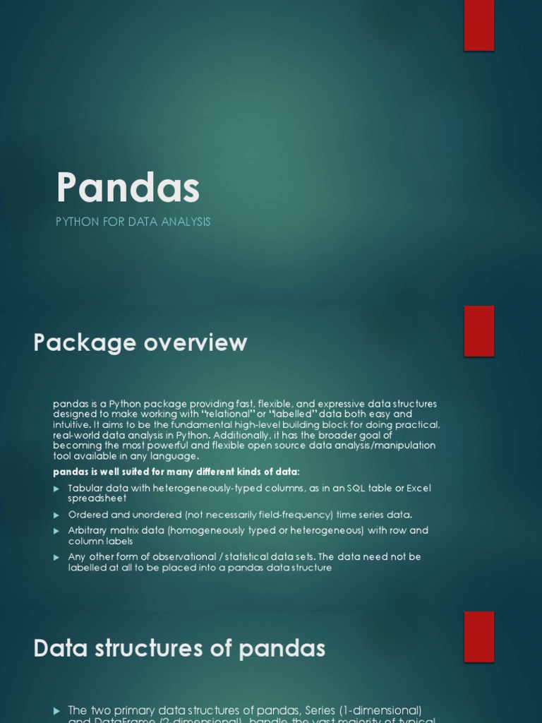 Pandas Basics | Download Free PDF | Comma Separated Values | Software