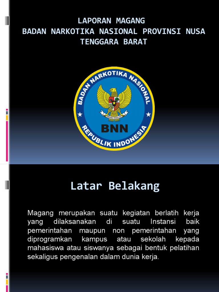 Presentasi Magang | PDF