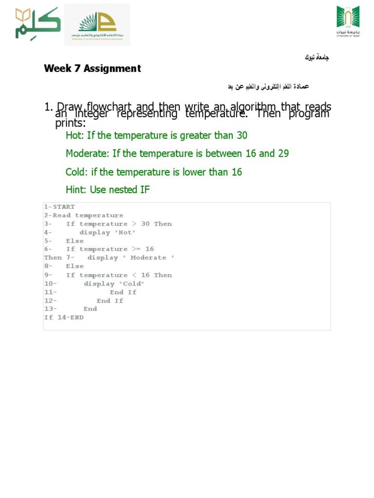 Temperature Classification Algorithm | PDF