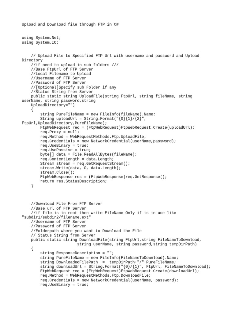FTP Transfer | PDF | File Transfer Protocol | Computer File