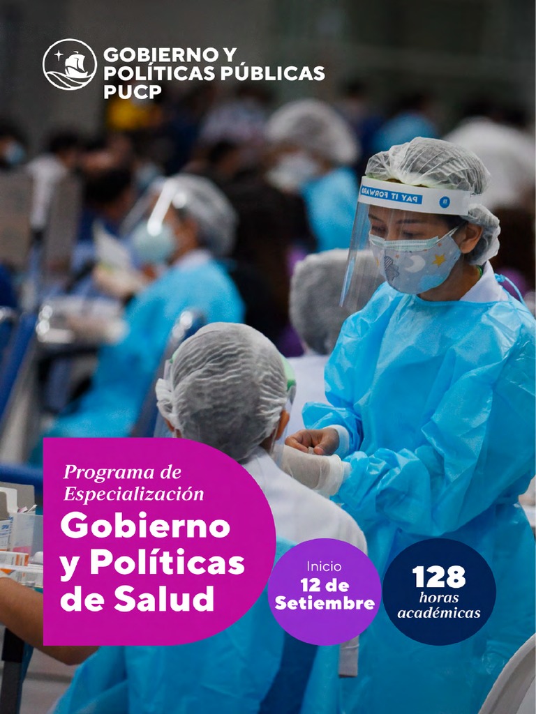 Brochure Programa de Especializacion Gobierno y Politicas de Salud 24 | PDF | Gobernancia ...