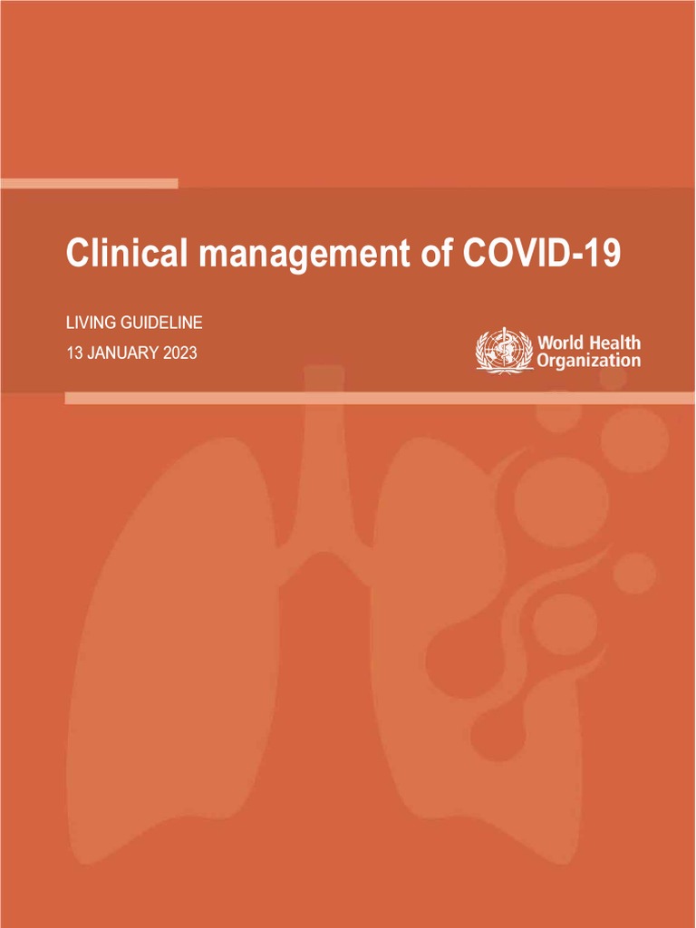 WHO 2019 NCoV Clinical 2023.1 Eng | PDF | Health Sciences | Medicine