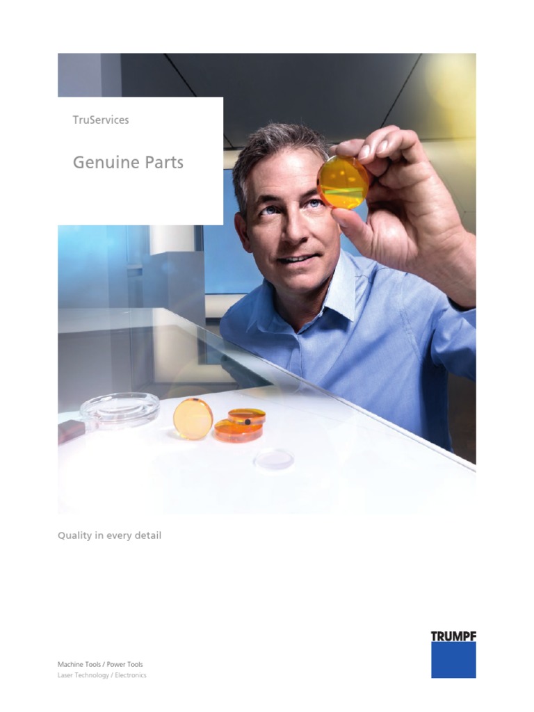TRUMPF Genuine Parts Catalog EN | PDF