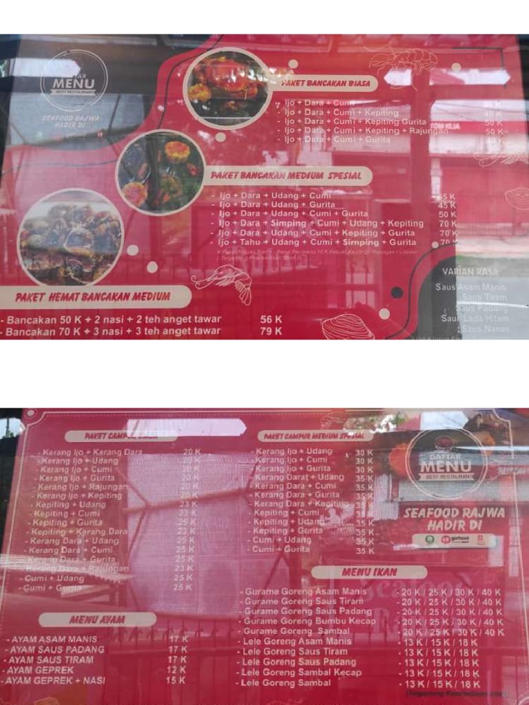 Seafood Rajwa Jatiseeng | PDF