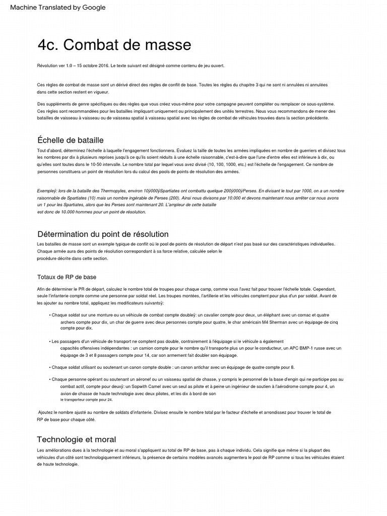 RD100 SRD 04c Mass Combat | PDF | Artillerie | réservoirs