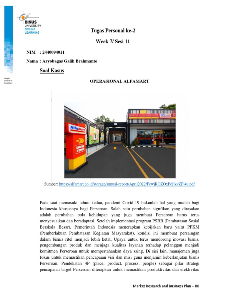 TP 2 Business Plan | PDF