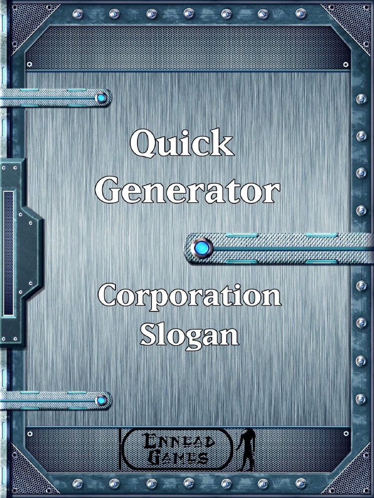 Quick Generator - Corporation Slogan | PDF