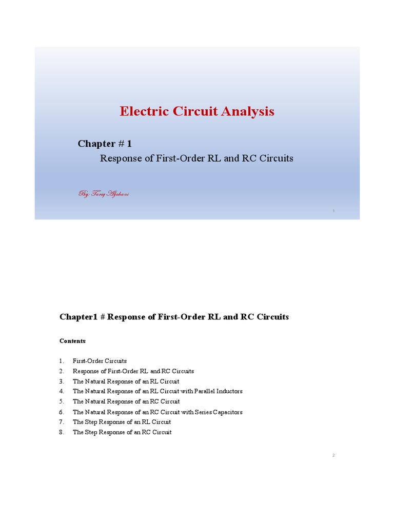 Chapter 1-3 | Download Free PDF | Electrical Network | Voltage