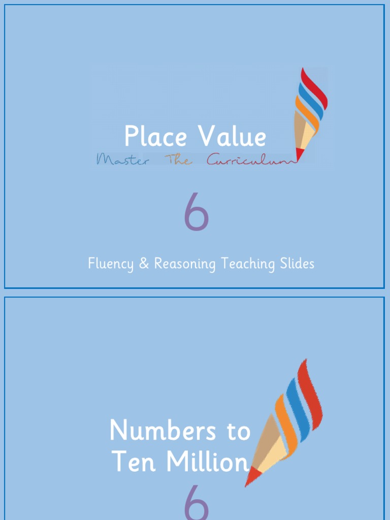 Year 6 Autumn Term Block 1 Place Value Teaching Slides | PDF ...