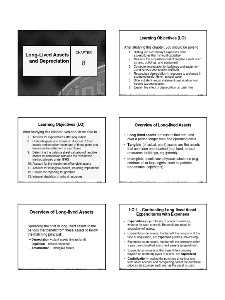 Chapter 8 Long Lived Assets And Depreciation Pdf Depreciation