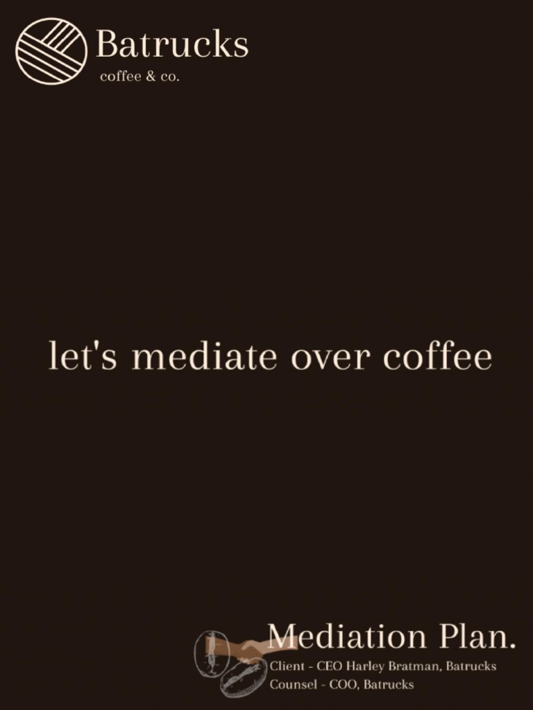 Mediation - Plan - TC-06 . | PDF | Mediation | Business