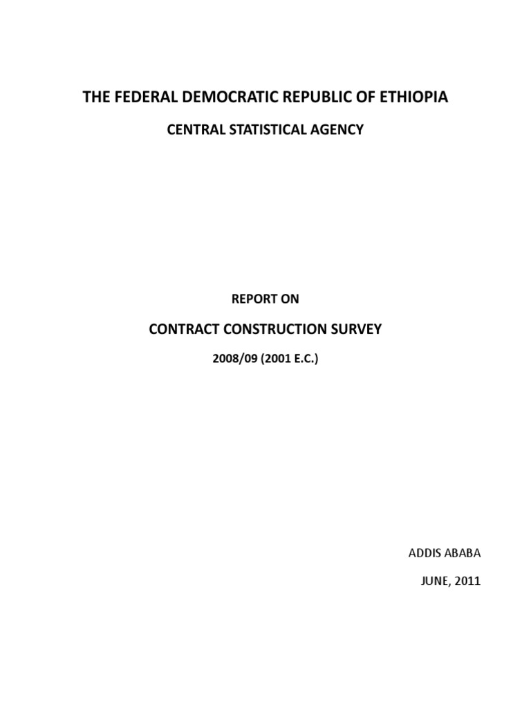 Contract Construction Survey | PDF | Survey Methodology | Employment