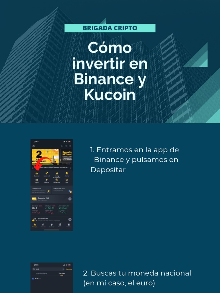 Tutorial Binance y Kucoin | PDF