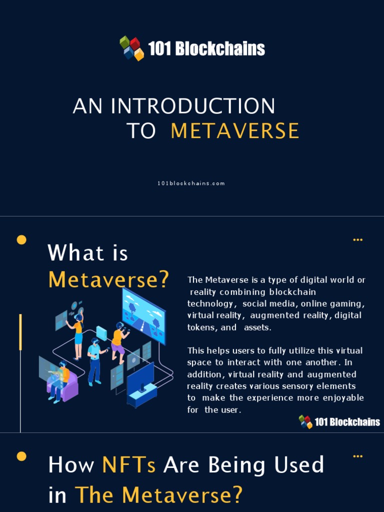 An Introduction To Metaverse | PDF | Virtual Reality | Augmented Reality