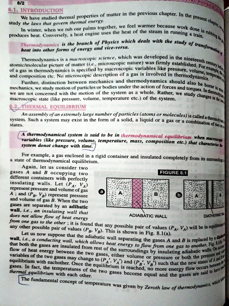 Thermodynamic Part 1 | PDF | Thermodynamic Equilibrium | Thermodynamics