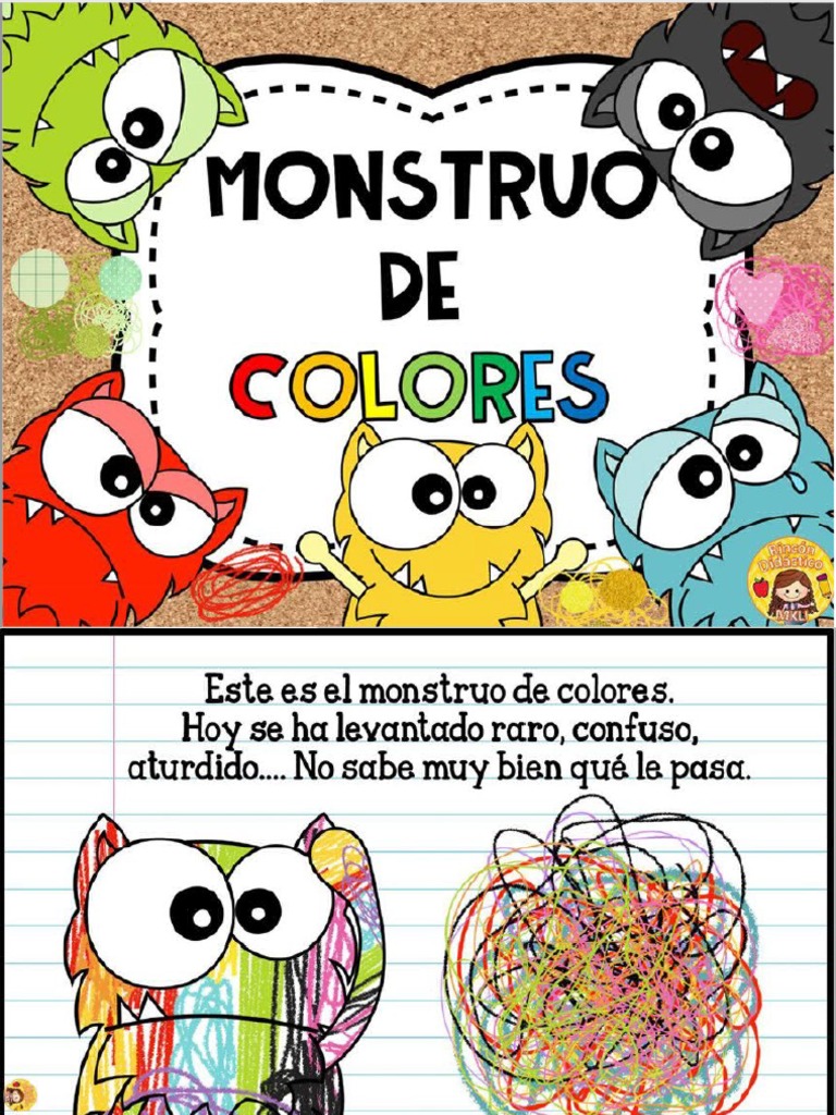 CUENTO MOSNTRUO DE LAS EMOCIONES | PDF