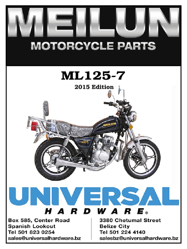 ML125-7-2015 Manual | PDF | Clutch | Piston