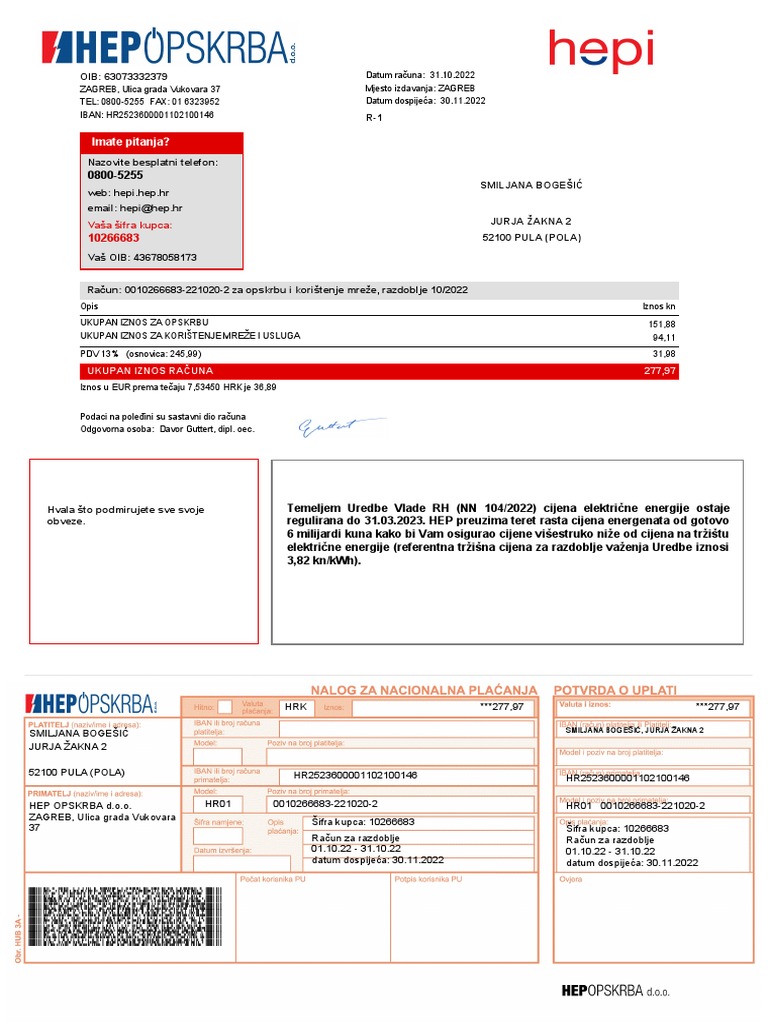 Racun - 0010266683 221020 2 | PDF