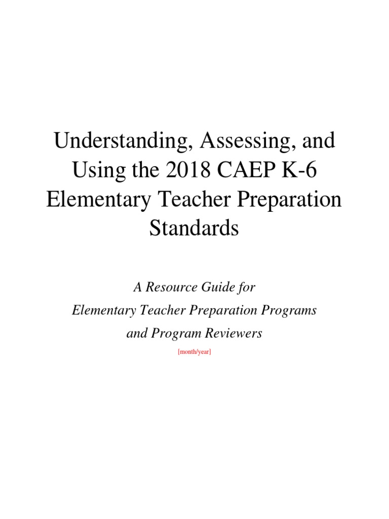 CAEP Standards | PDF | Learning | Teaching Method