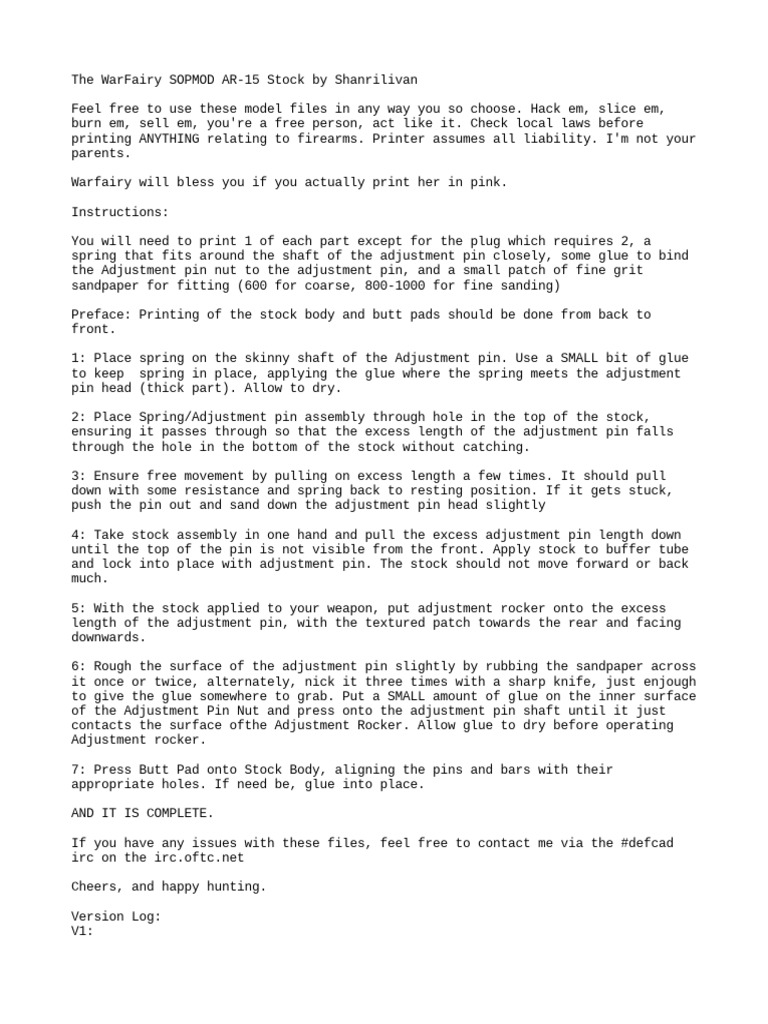 Read Me First Pdf Equipment Tools
