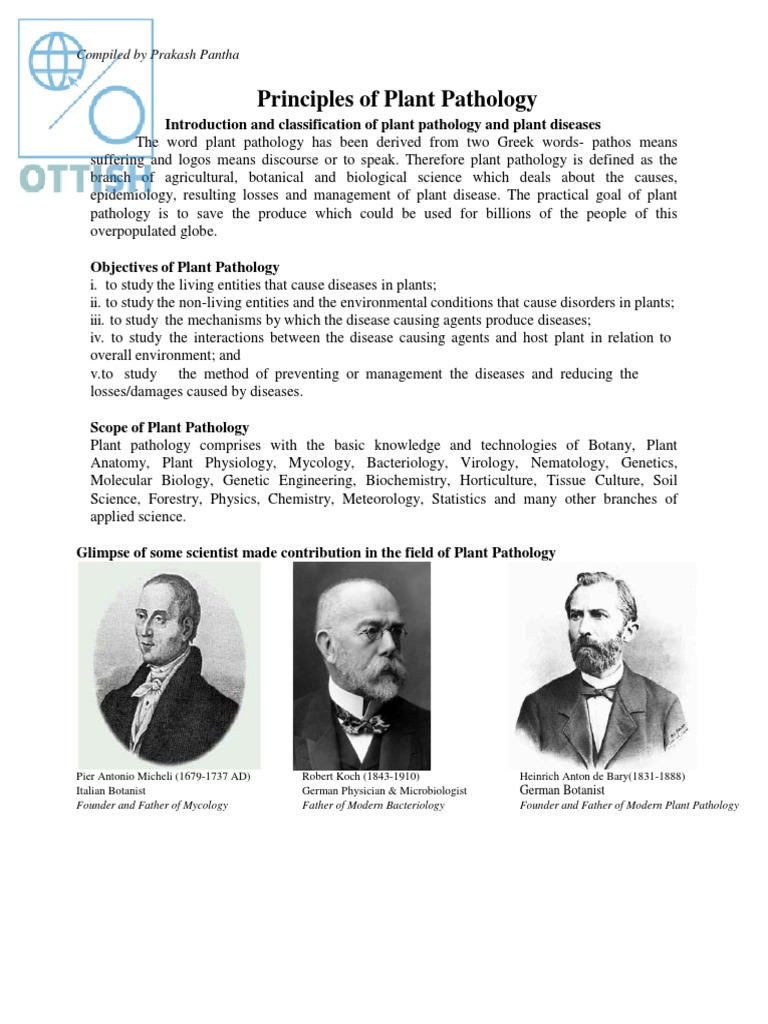 Principles of Plant Pathology Overview | PDF | Plant Pathology | Fungus