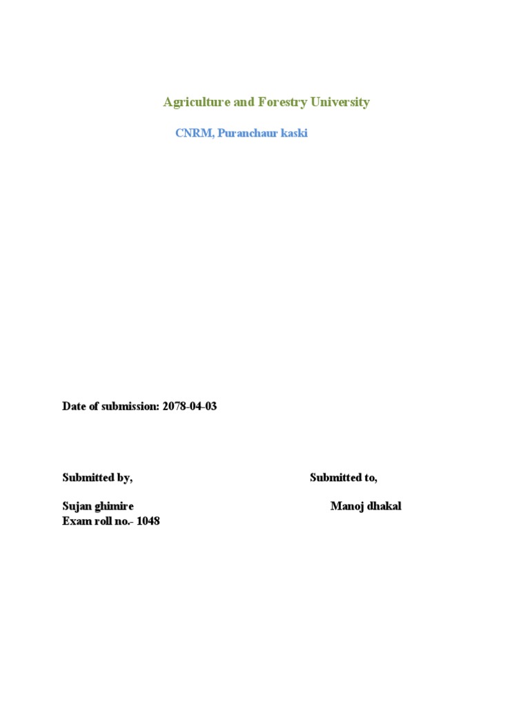 Assignment-Crop Diseases and Their Management | PDF | Zinc | Soil