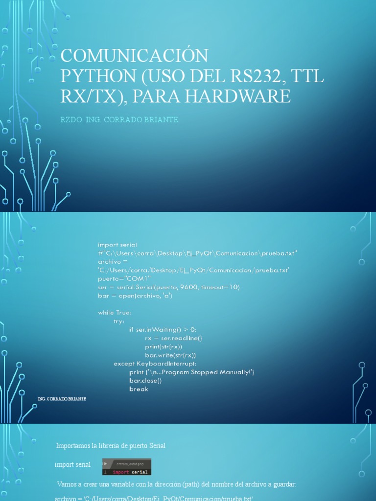 Python Comunicacion | PDF