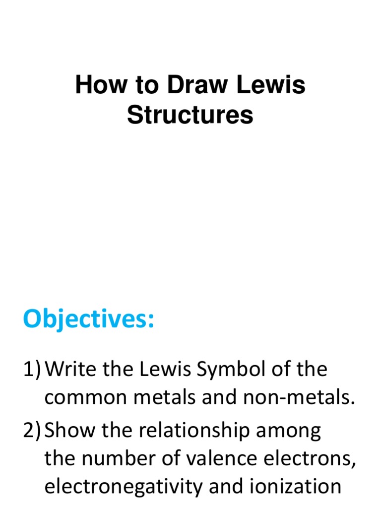 Lewis Dot Diagram | PDF | Physics | Atomic