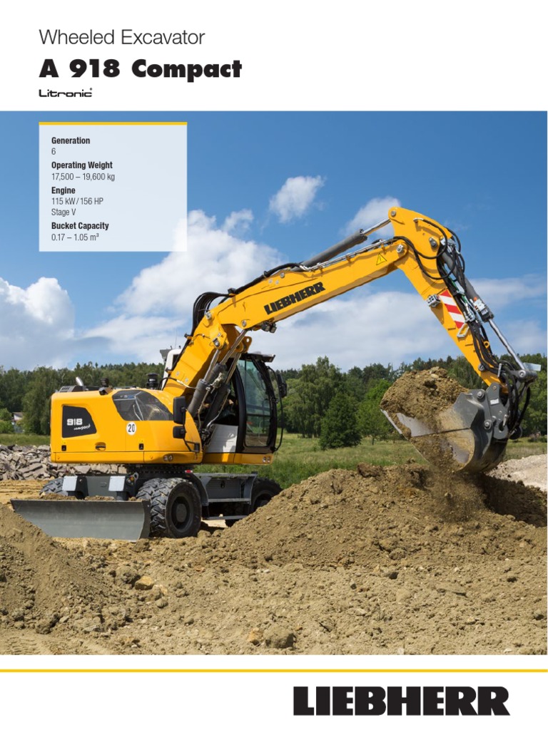 Liebherr A918 Compact T4F GB | PDF | Engines | Truck