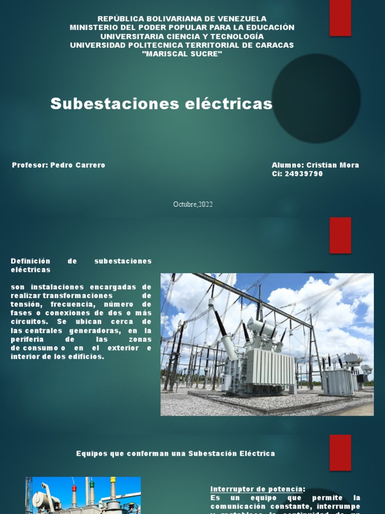 Subestaciones Electricas | PDF | Ingenieria Eléctrica | Subestacion electrica