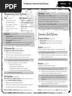 Call of Cthulhu 7th Ed. Combat Cheat Sheet | PDF