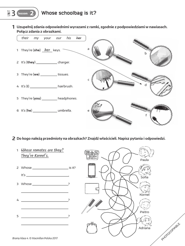Brainy KL - 4 - Worksheets - Unit - 3 - Lesson - 2 | PDF