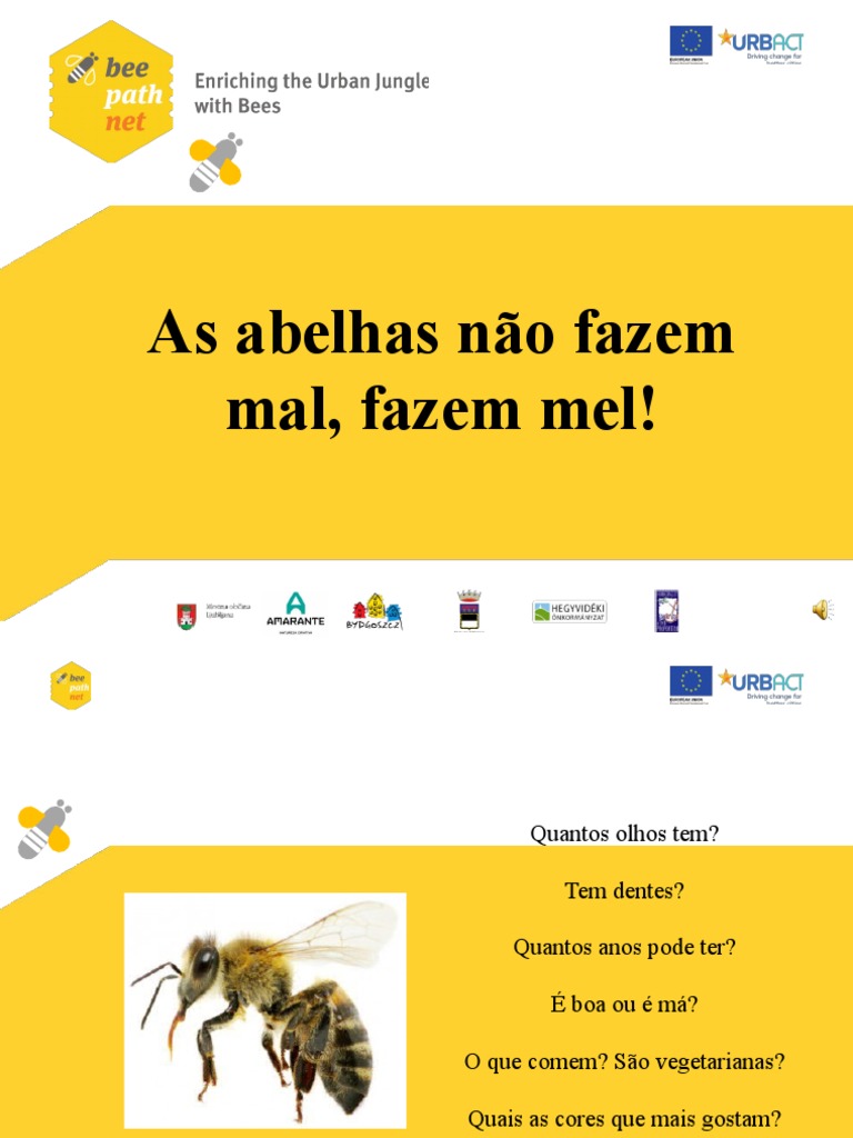 ApresentaÃ Ã o Abelhas | PDF | Abelhas | Mel