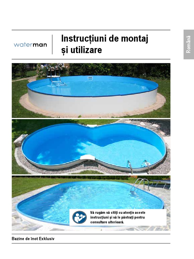Instructiuni de Montaj Piscina Cu Pereti Metalice | PDF