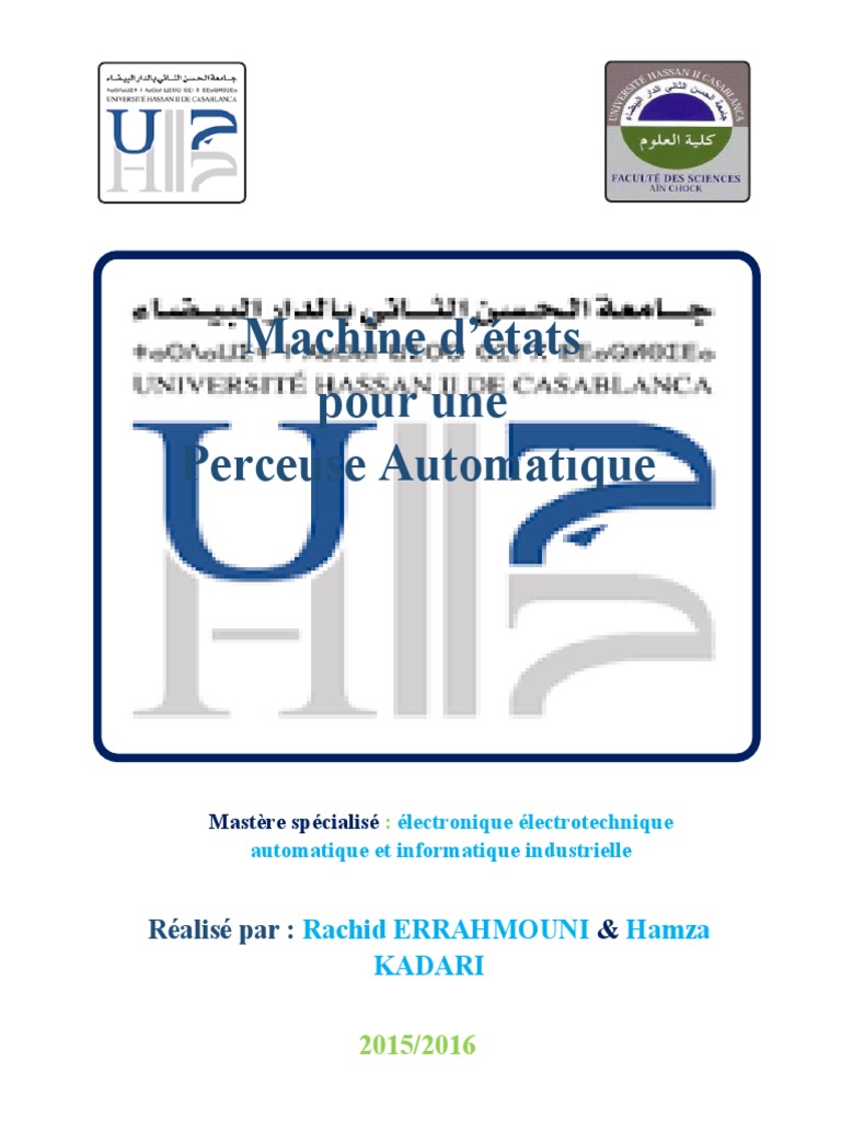 Perceuse Automatique | PDF | VHDL | Perceuse