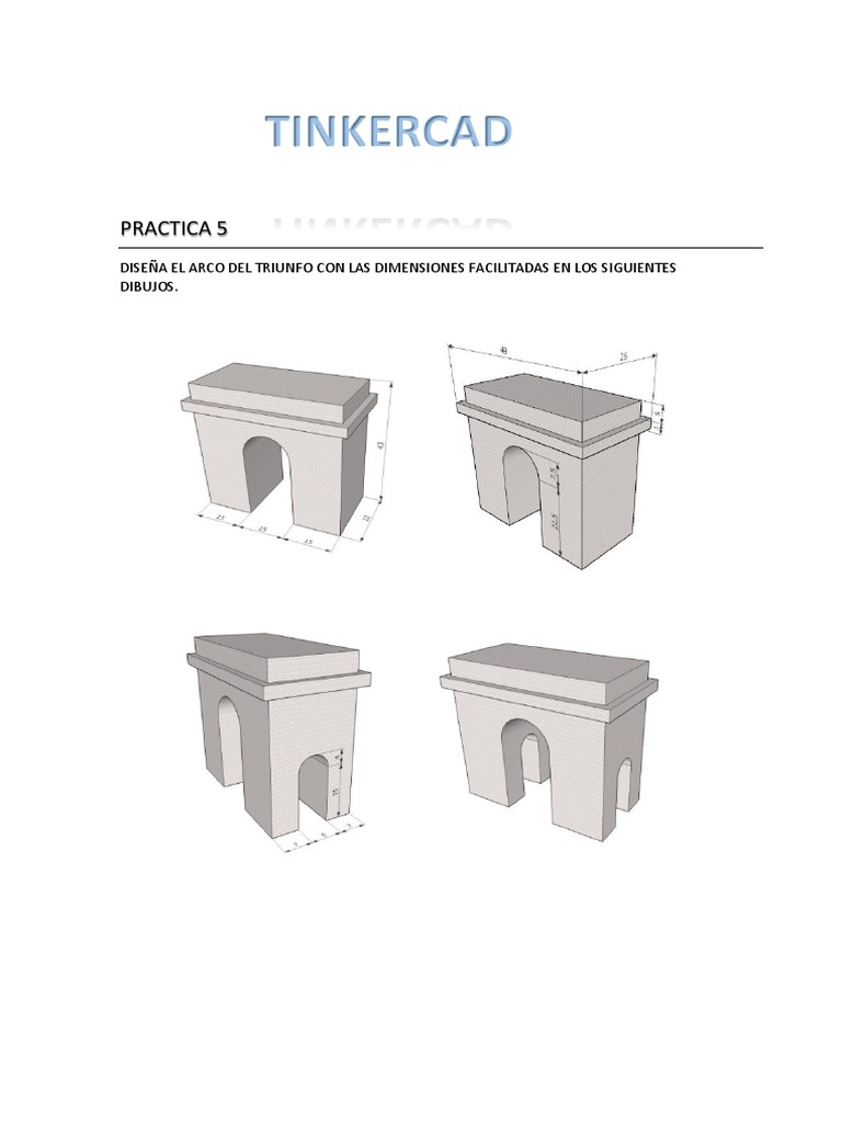 Practica 4 Tinkercad | PDF