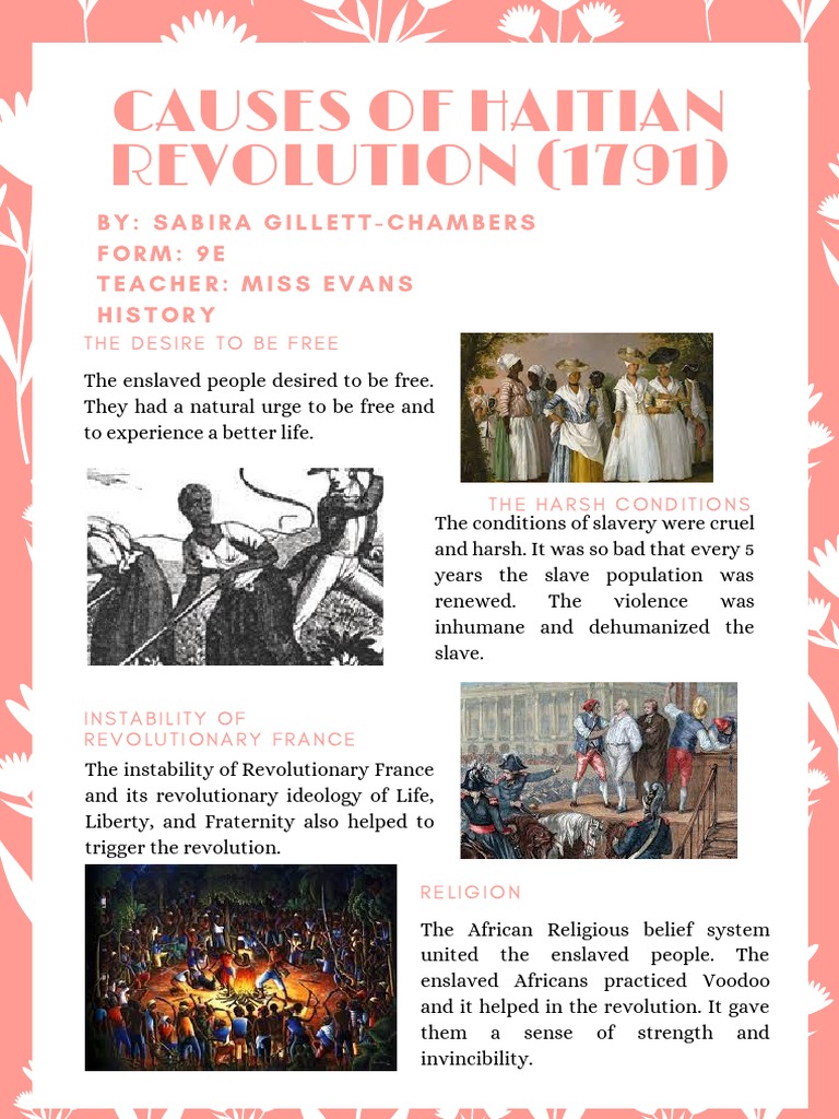 THe Causes of The Haitian Revolution | PDF