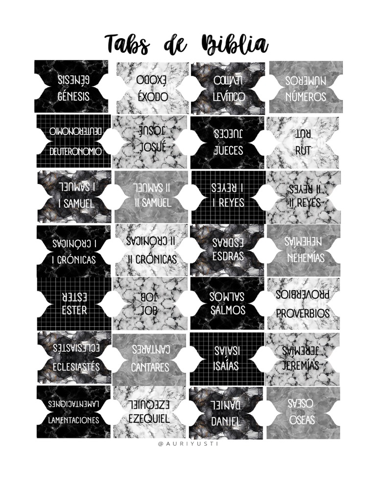 Negro - Tabs de Biblia 2 | PDF