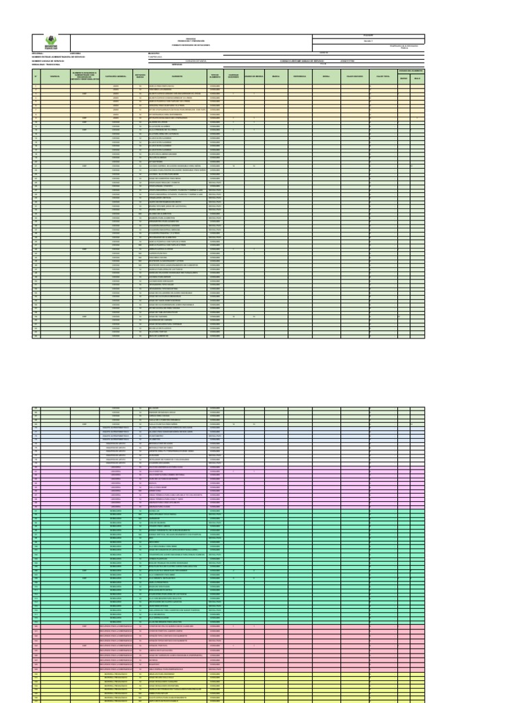 f3.g10.pp Formato Inventario de Dotaciones v1 | PDF | Estufa de cocina ...