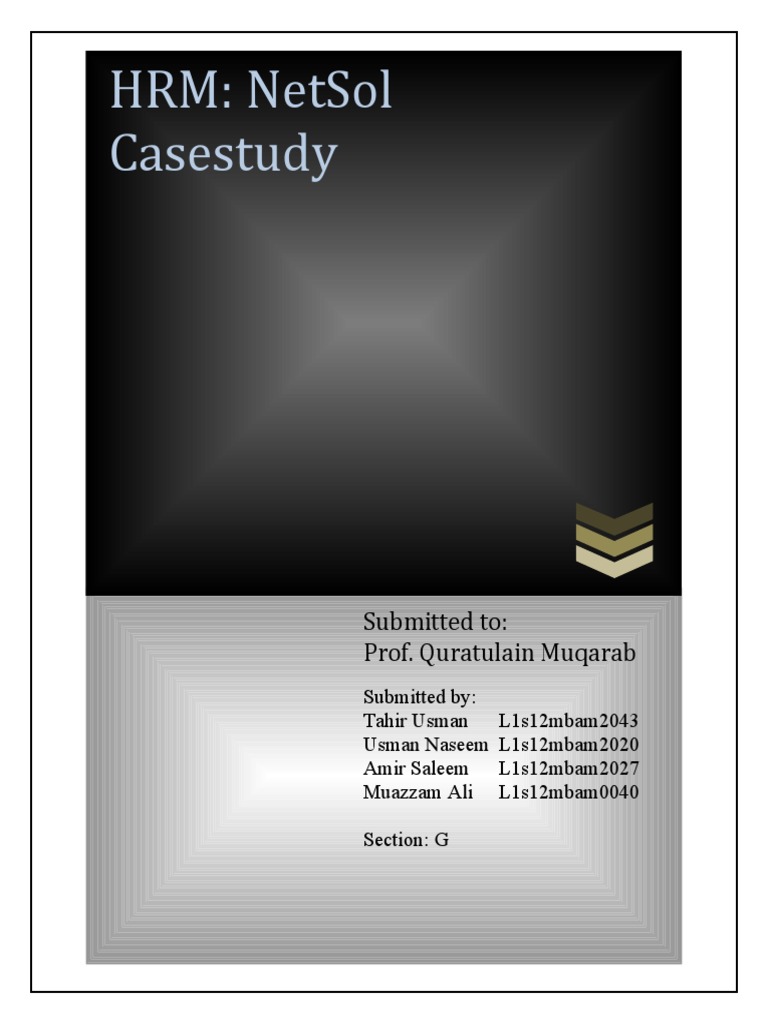 Case-Study HRM Analysis | Download Free PDF | Employment | Human Resource Management