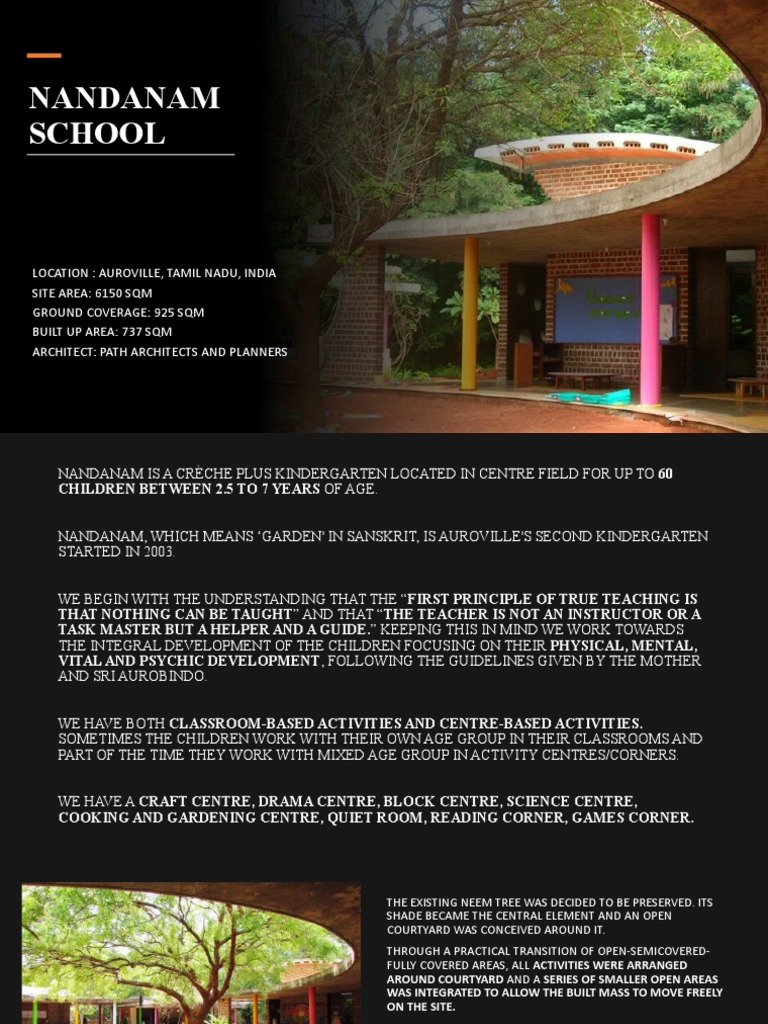 Nandanam Kindergarten | PDF