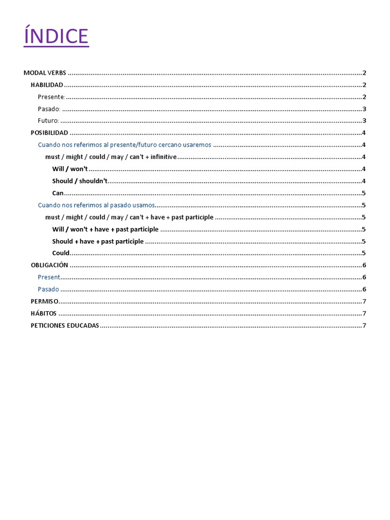 Modal Verbs | PDF | Semantic Units | Linguistic Typology