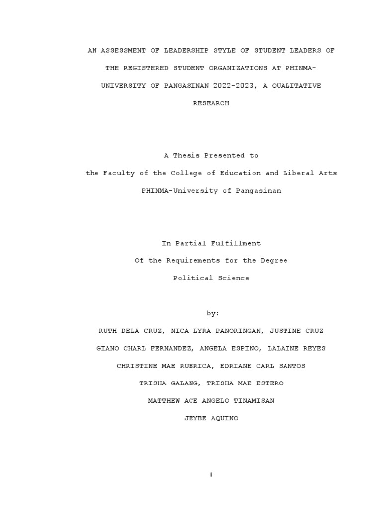 Research Draft | PDF | Leadership | Transformational Leadership