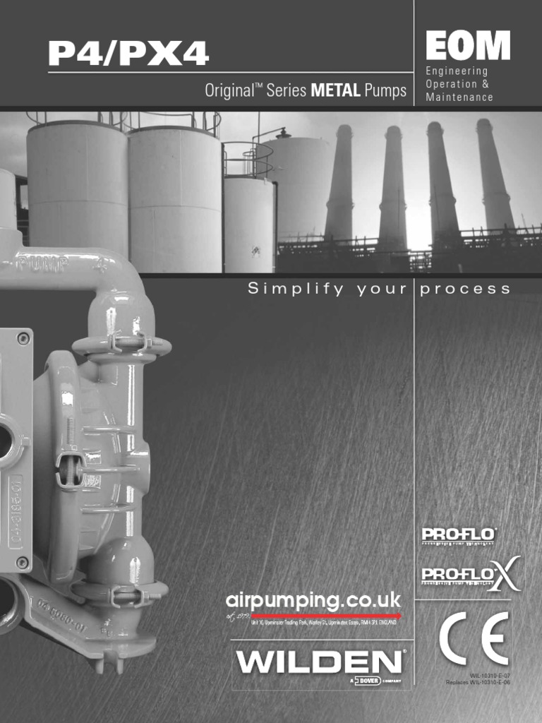 p4 Px4 Org MTL Eom 07 0 | PDF | Pump | Valve