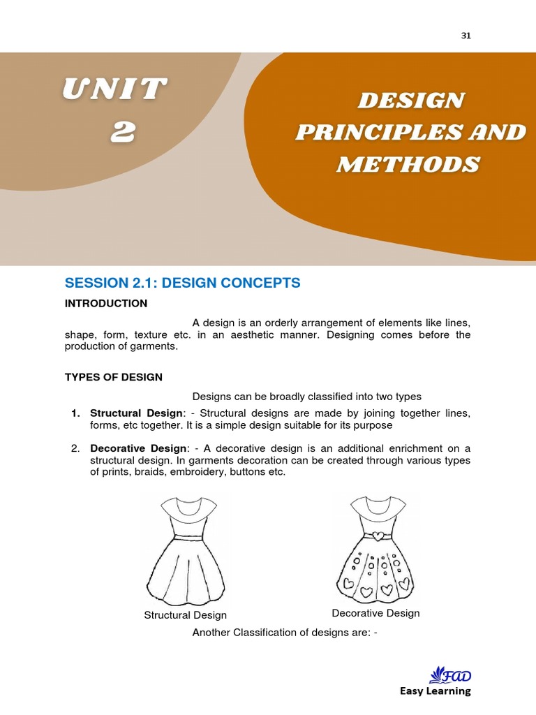Unit 2 - Design Principles and Methods | PDF | Color | Fashion