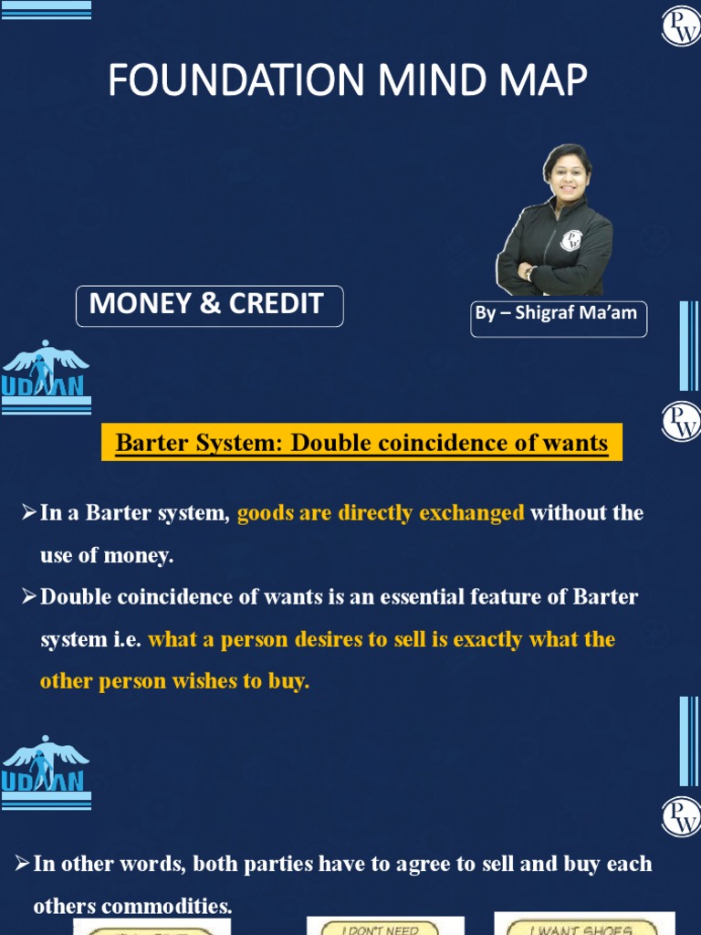 MONEY & CREDIT - Class Notes - Foundation Mind-Map | PDF | Loans | Credit