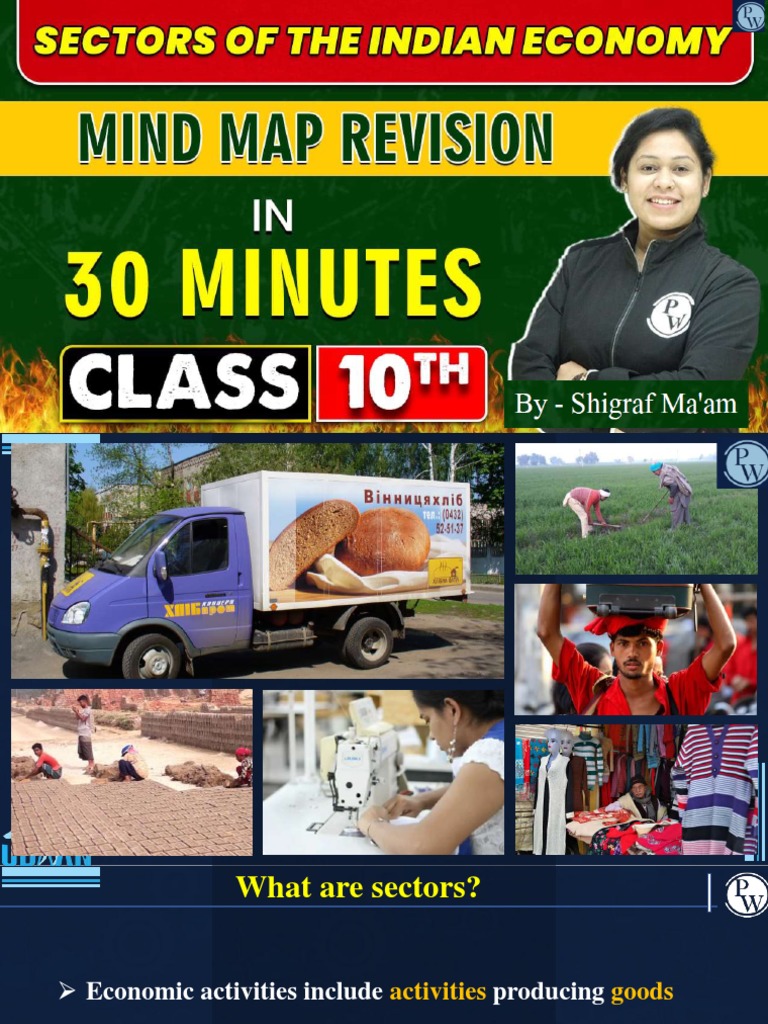 Sectors of The Indian Economy - Class Notes - Foundation Mind-Map | PDF ...