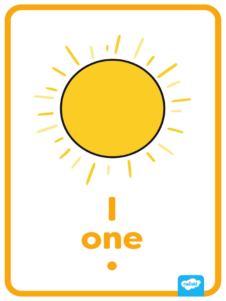 Count Numbers 1 10 Display Posters | PDF