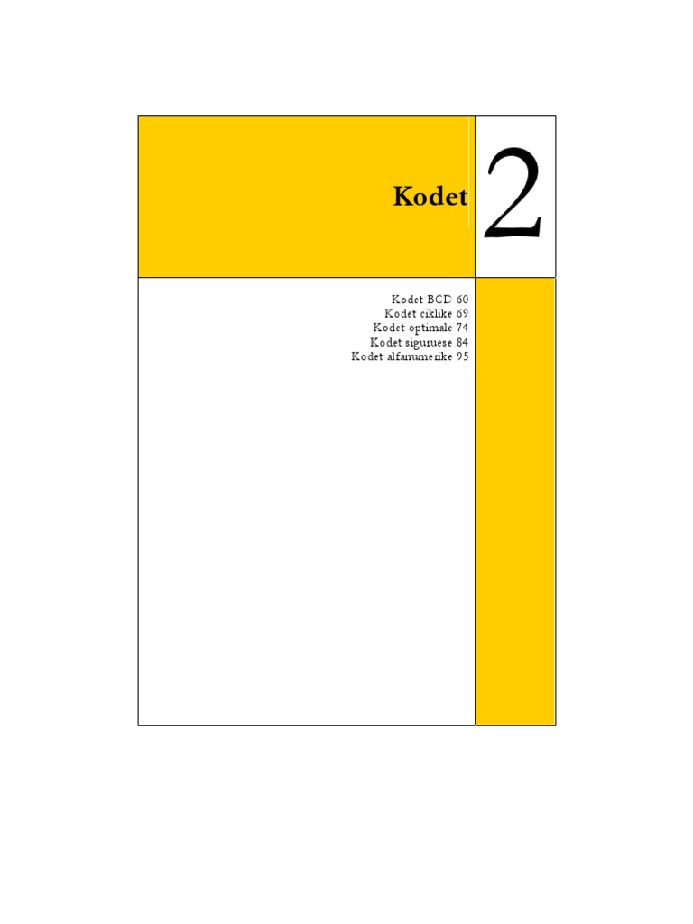 Kodet Qarqet Kompjuterike | PDF