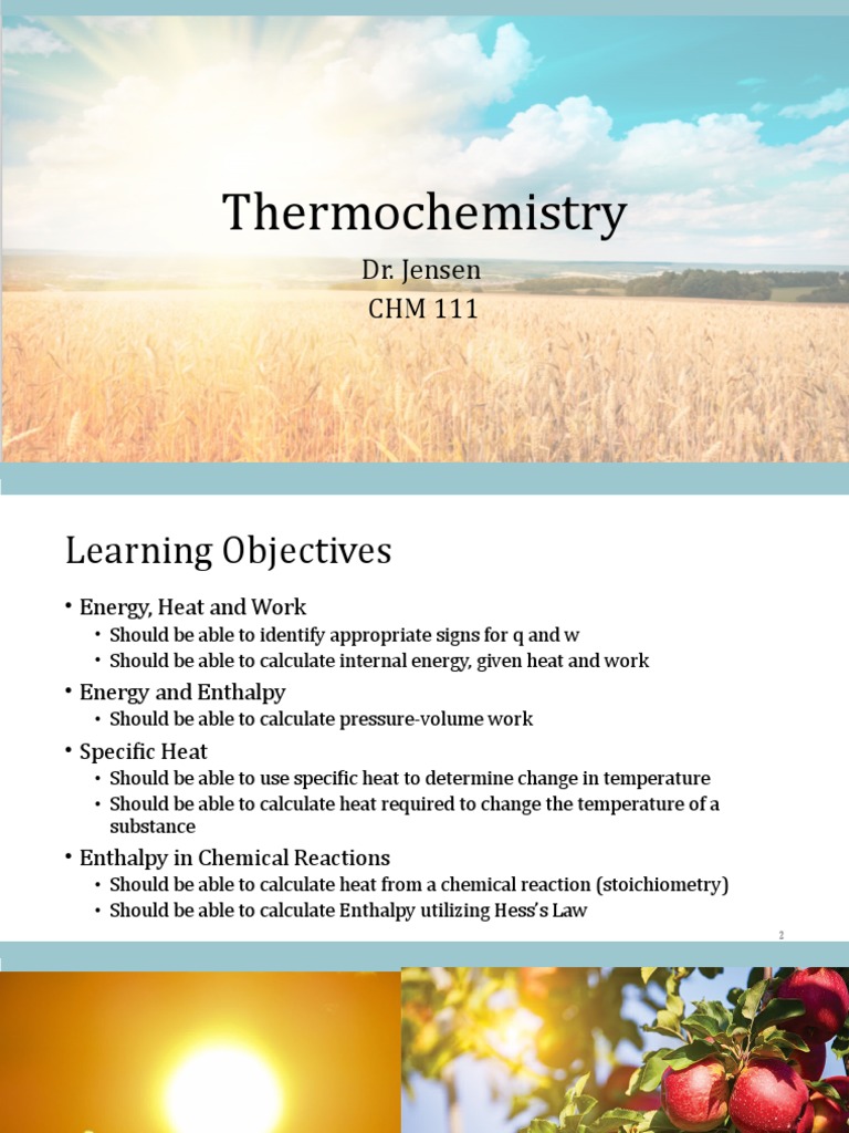 Thermochemistry: Energy and Enthalpy Concepts | PDF | Heat | Enthalpy